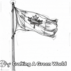 Canada Flag Coloring Pages - Free & Printable!