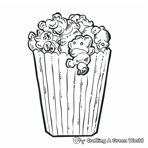Snack Coloring Pages - Free & Printable!