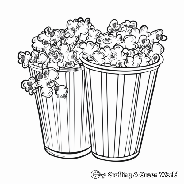 Snack Coloring Pages - Free & Printable!