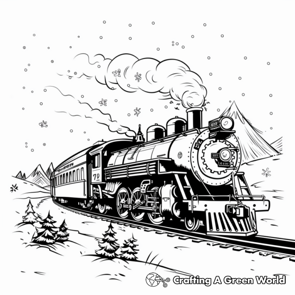 North Pole Coloring Pages - Free & Printable!