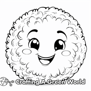 Pom Pom Coloring Pages - Free & Printable!