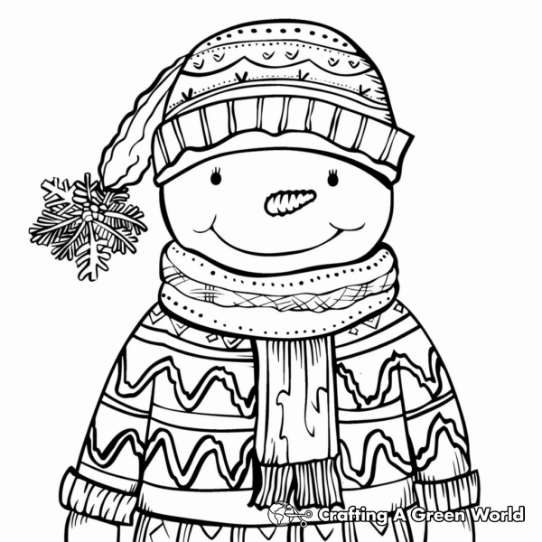 Winter Clothes Coloring Pages - Free & Printable!