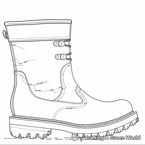 Rain Boots Coloring Pages - Free & Printable!