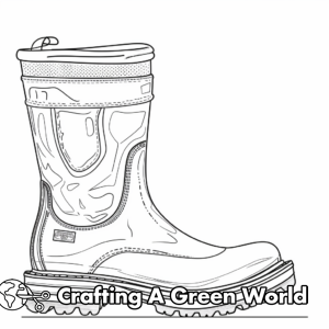 Rain Boots Coloring Pages - Free & Printable!