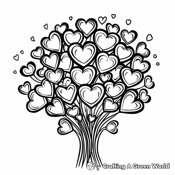 Rainbow Heart Coloring Pages - Free & Printable!