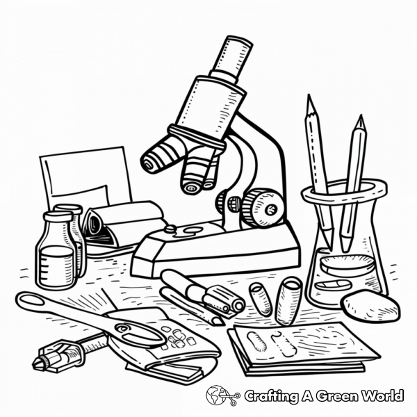School Supplies Coloring Pages - Free & Printable!