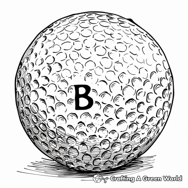 B For Ball Coloring Pages - Free & Printable!