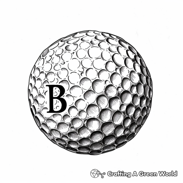 B For Ball Coloring Pages - Free & Printable!