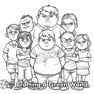 Anti Bullying Coloring Pages - Free & Printable!