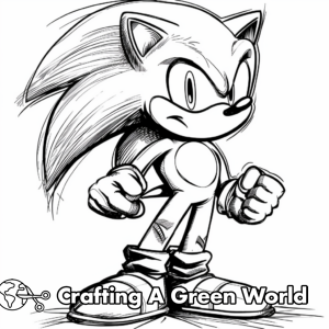 Super Sonic 2 Coloring Pages - Free & Printable!