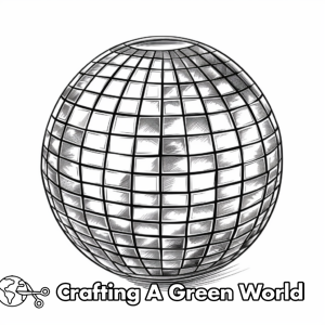 Disco Ball Coloring Pages - Free & Printable!