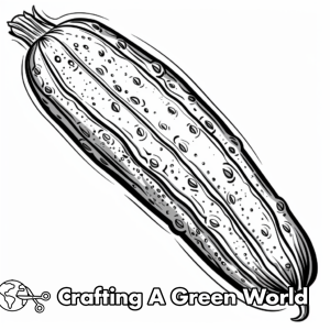 Cucumber Coloring Pages - Free & Printable!
