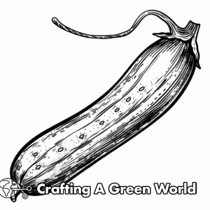 Cucumber Coloring Pages - Free & Printable!