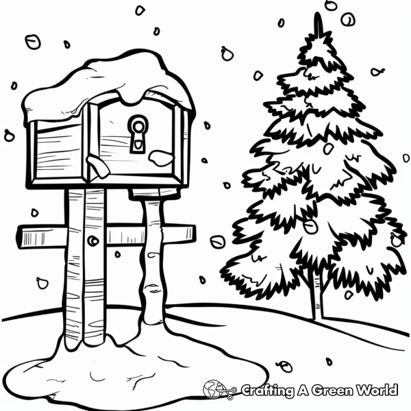 Mailbox Coloring Pages - Free & Printable!