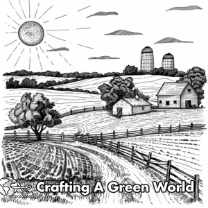 Farm Coloring Pages For Adults - Free & Printable!
