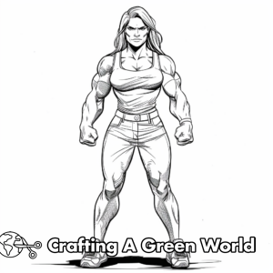 She-Hulk Coloring Pages - Free & Printable!