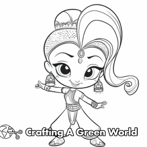 Shimmer and Shine Coloring Pages - Free & Printable!