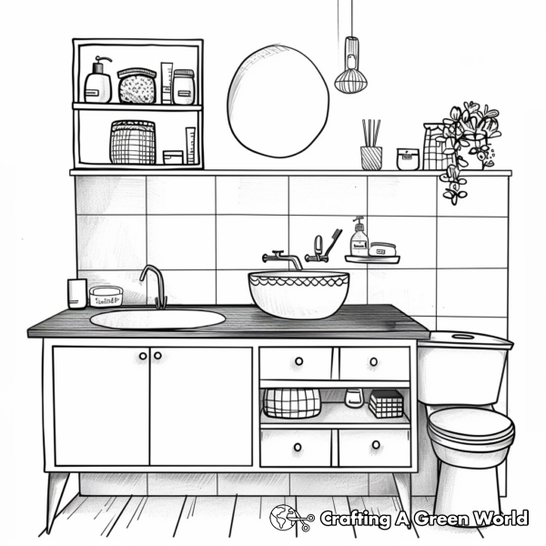 Inside Of House Coloring Pages - Free & Printable!