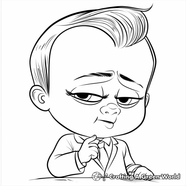 Boss Baby Coloring Pages - Free & Printable!