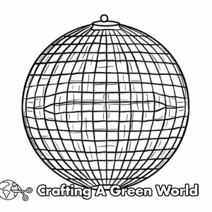 Disco Ball Coloring Pages - Free & Printable!