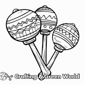Maracas Coloring Pages - Free & Printable!