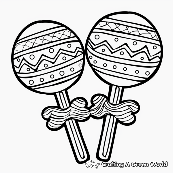 Maracas Coloring Pages - Free & Printable!