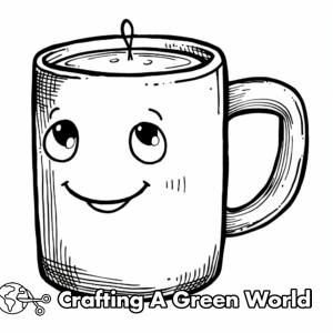 Mug Coloring Pages - Free & Printable!