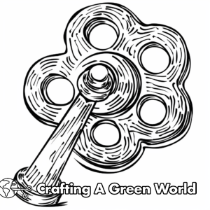 Fidget Toys Coloring Pages - Free & Printable!