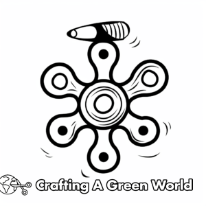 Fidget Toys Coloring Pages - Free & Printable!