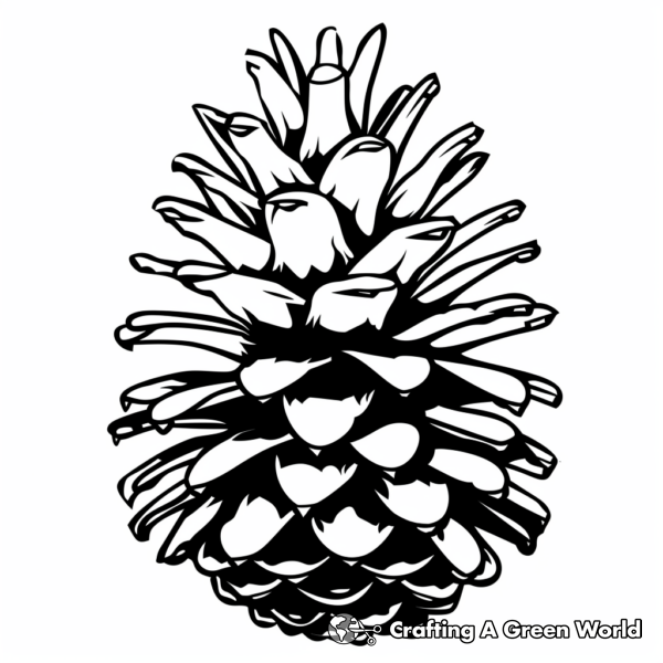 Pinecone Coloring Pages - Free & Printable!