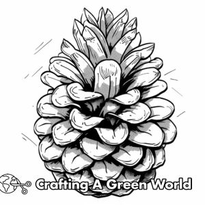 Pinecone Coloring Pages - Free & Printable!
