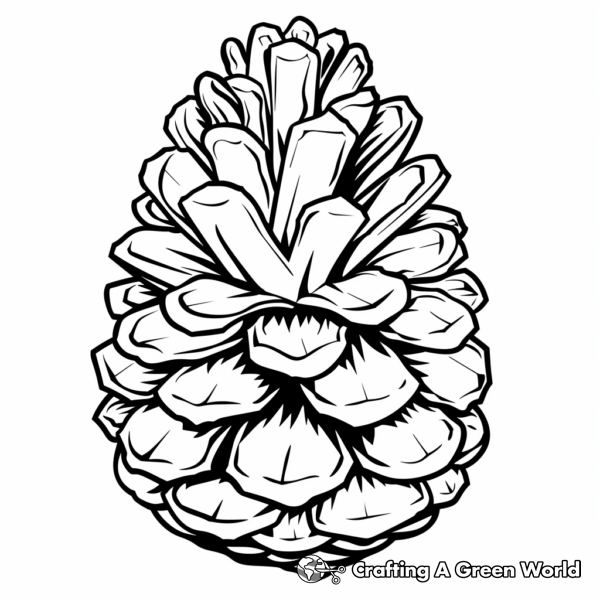 Pinecone Coloring Pages - Free & Printable!