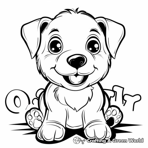 Cartoon Dog Coloring Pages - Free & Printable!