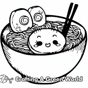 Ramen Coloring Pages - Free & Printable!