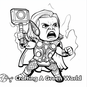 Thor Love And Thunder Coloring Pages - Free & Printable!