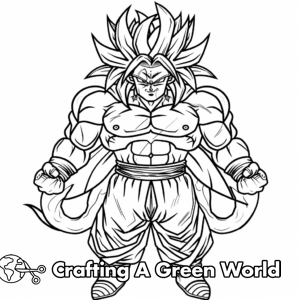 Broly Coloring Pages - Free & Printable!