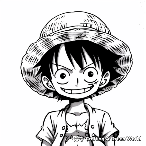 Luffy Coloring Pages - Free & Printable!