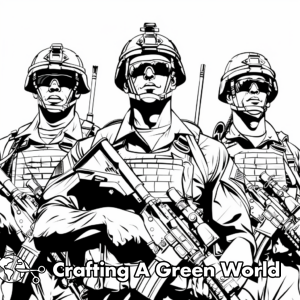 Realistic Army Coloring Pages - Free & Printable!
