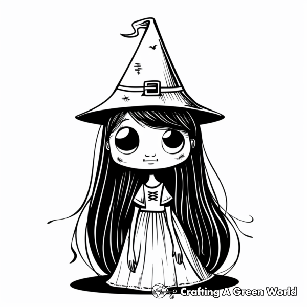 Halloween Princess Coloring Pages - Free & Printable!