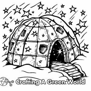 Igloo Coloring Pages - Free & Printable!