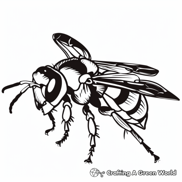 Hornet Coloring Pages - Free & Printable!