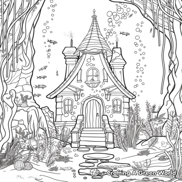 Fairy House Coloring Pages - Free & Printable!