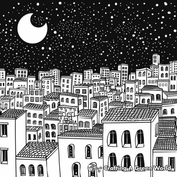 City For Adults Coloring Pages - Free & Printable!