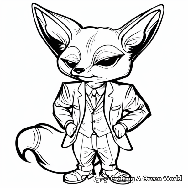 Fennec Fox Coloring Pages - Free & Printable!