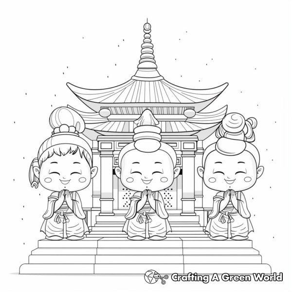 Buddha Coloring Pages - Free & Printable!