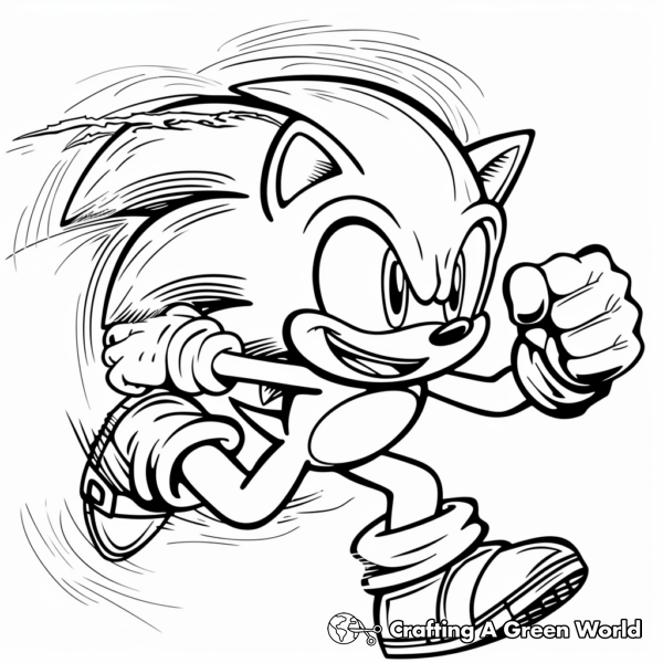 Super Sonic 2 Coloring Pages - Free & Printable!