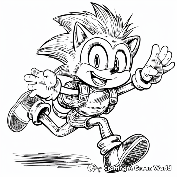 Super Sonic 2 Coloring Pages - Free & Printable!