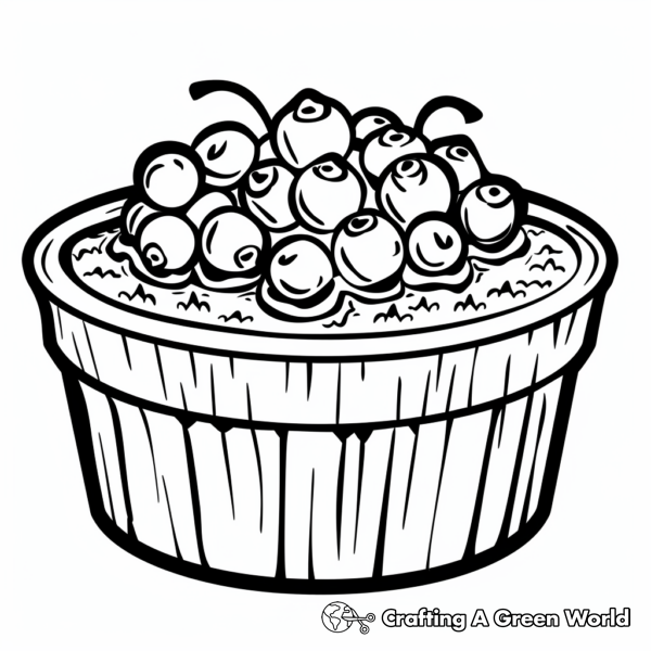 Thanksgiving Food Coloring Pages - Free & Printable!