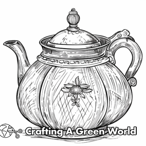 Teapot Coloring Pages - Free & Printable!