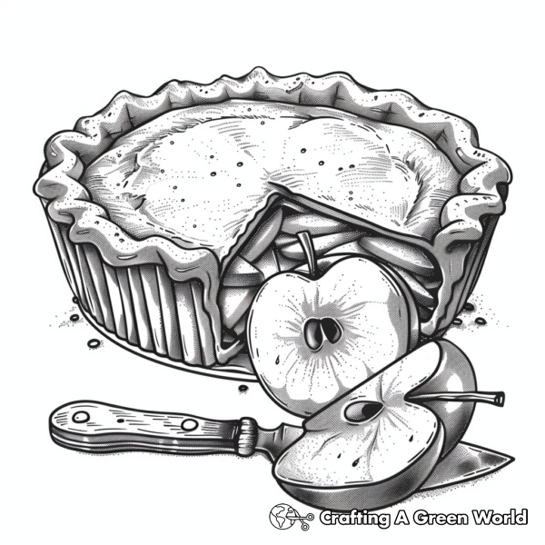 Thanksgiving Food Coloring Pages - Free & Printable!